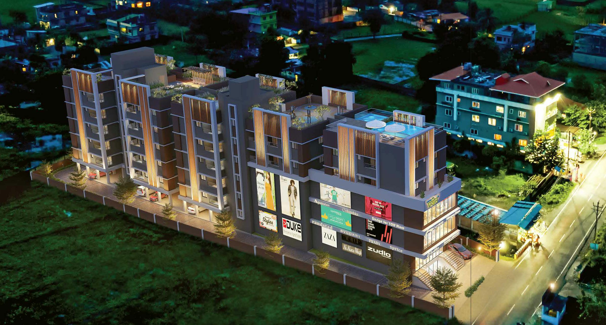 Cosmos Prashil – Modern 2, 3, and 4 BHK Apartments in Champasari, Siliguri