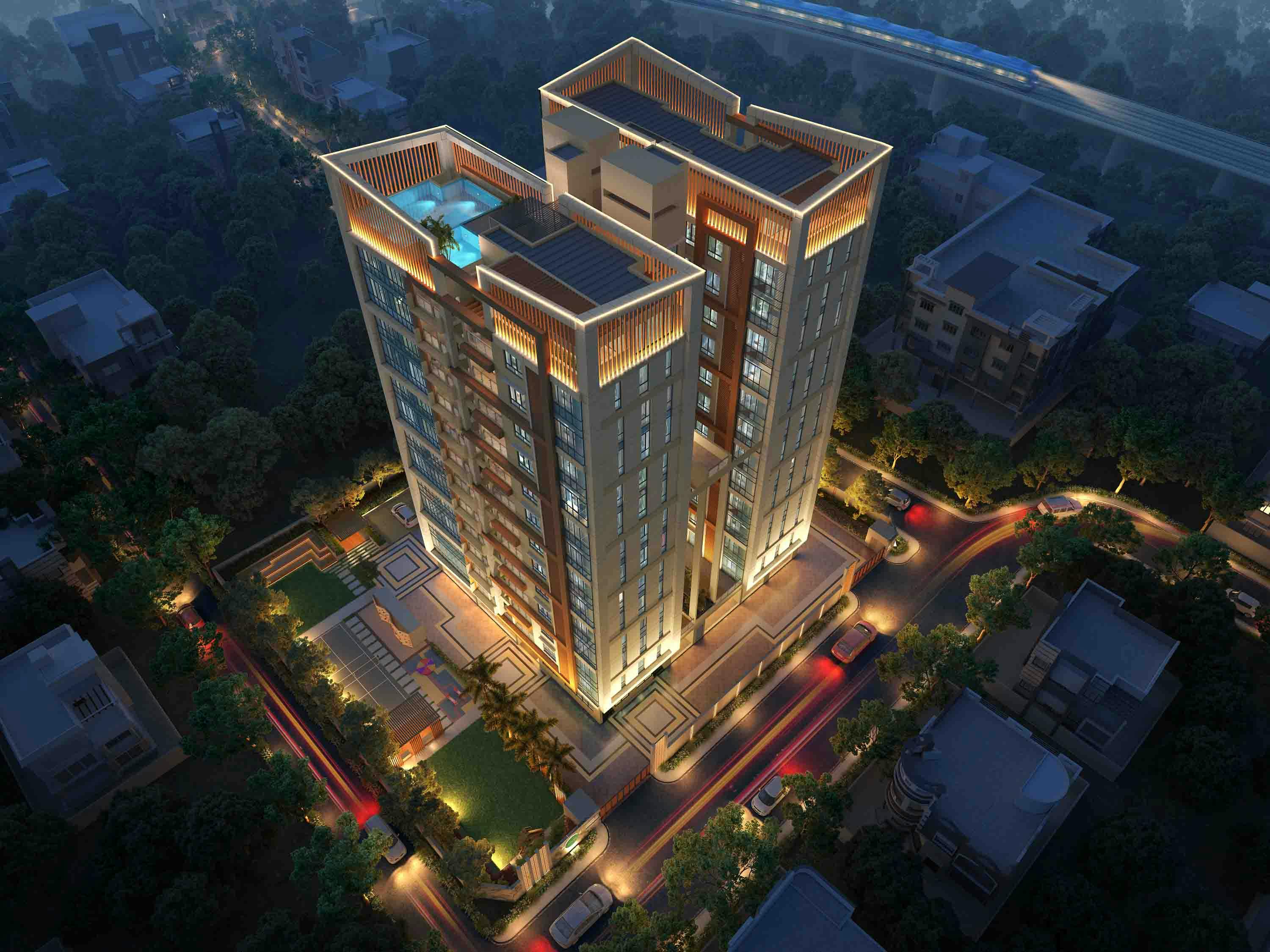 Luxurious 3 BHK Apartments at Realmark Amora, Tollygunge, Kolkata ...