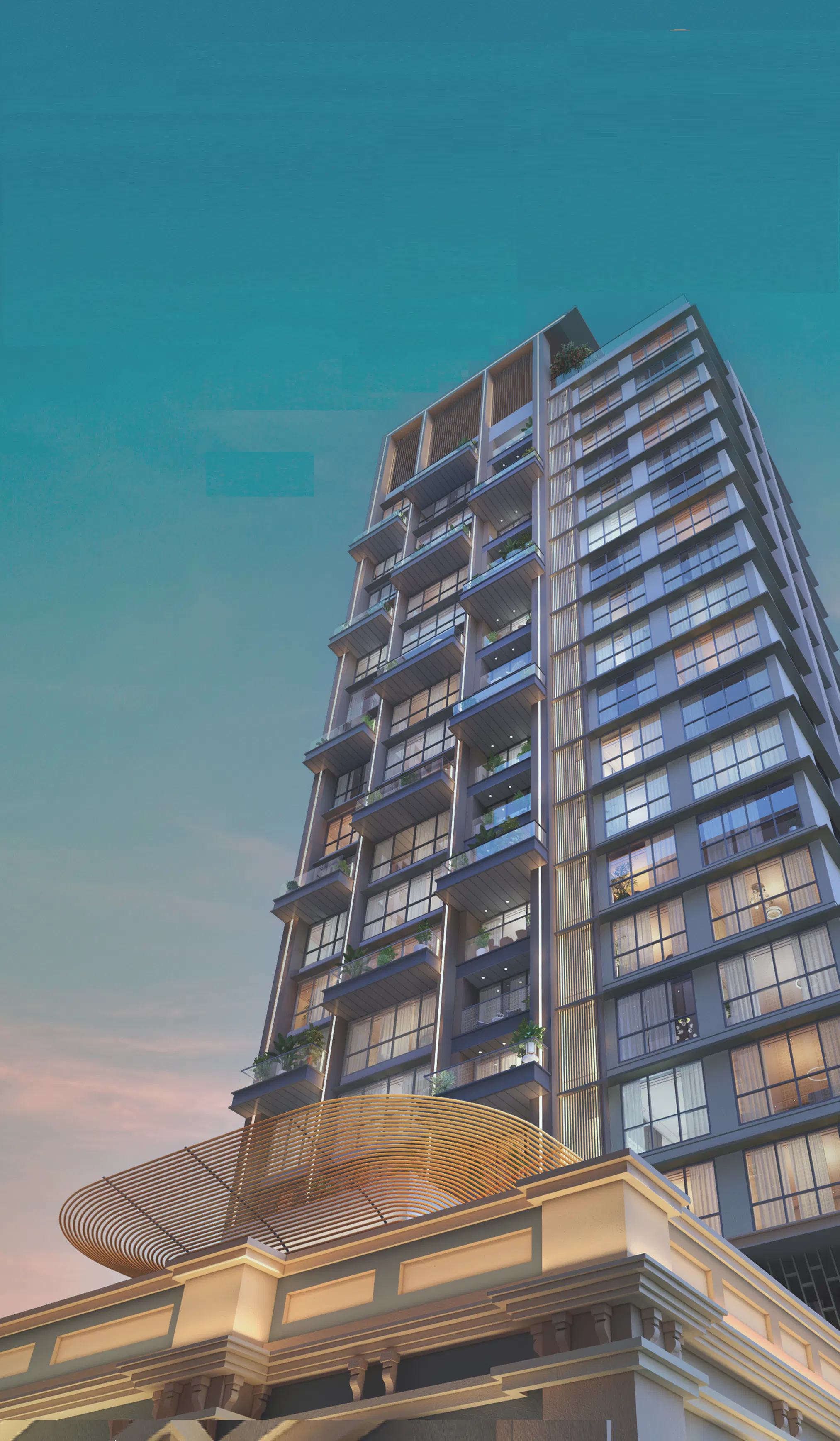 Luxurious 4 BHK Apartments at Merlin Azure, Ho Chi Minh Sarani, Kolkata ...