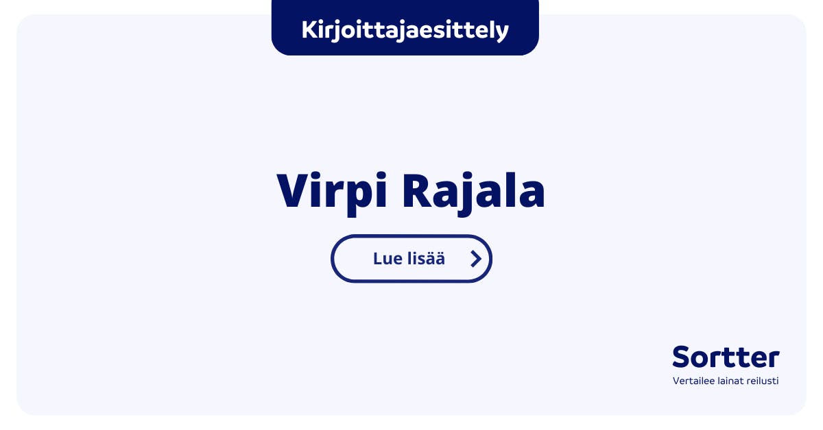 Kirjoittajaesittely: Virpi Rajala - Sortter