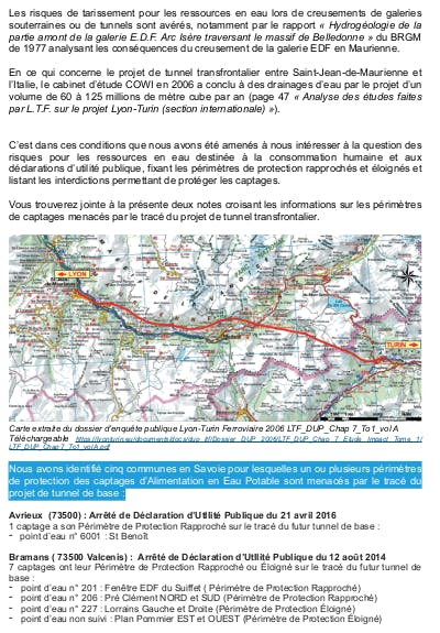 En d'autres termes : le chantier du Lyon-Turin met dangereusement en ...