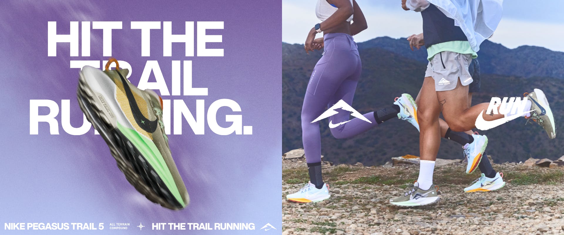 Nike Running Shoe Advertisement