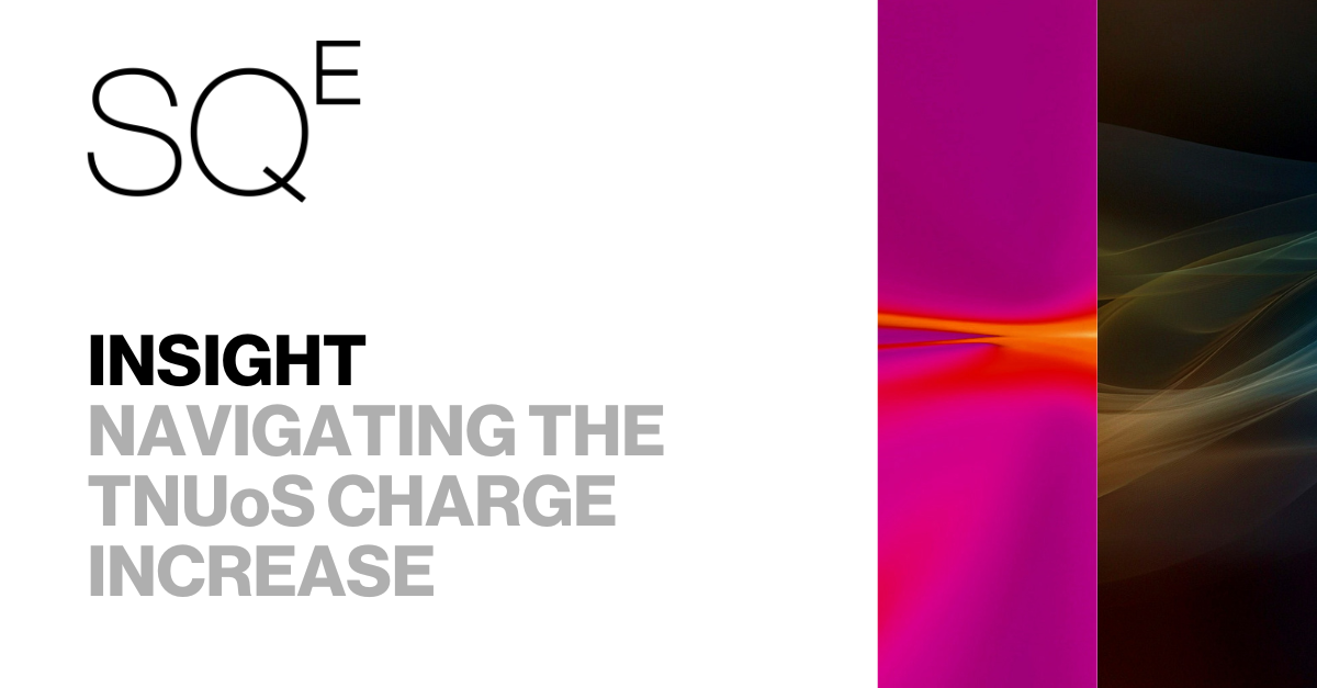 Navigating TNUoS charge increase