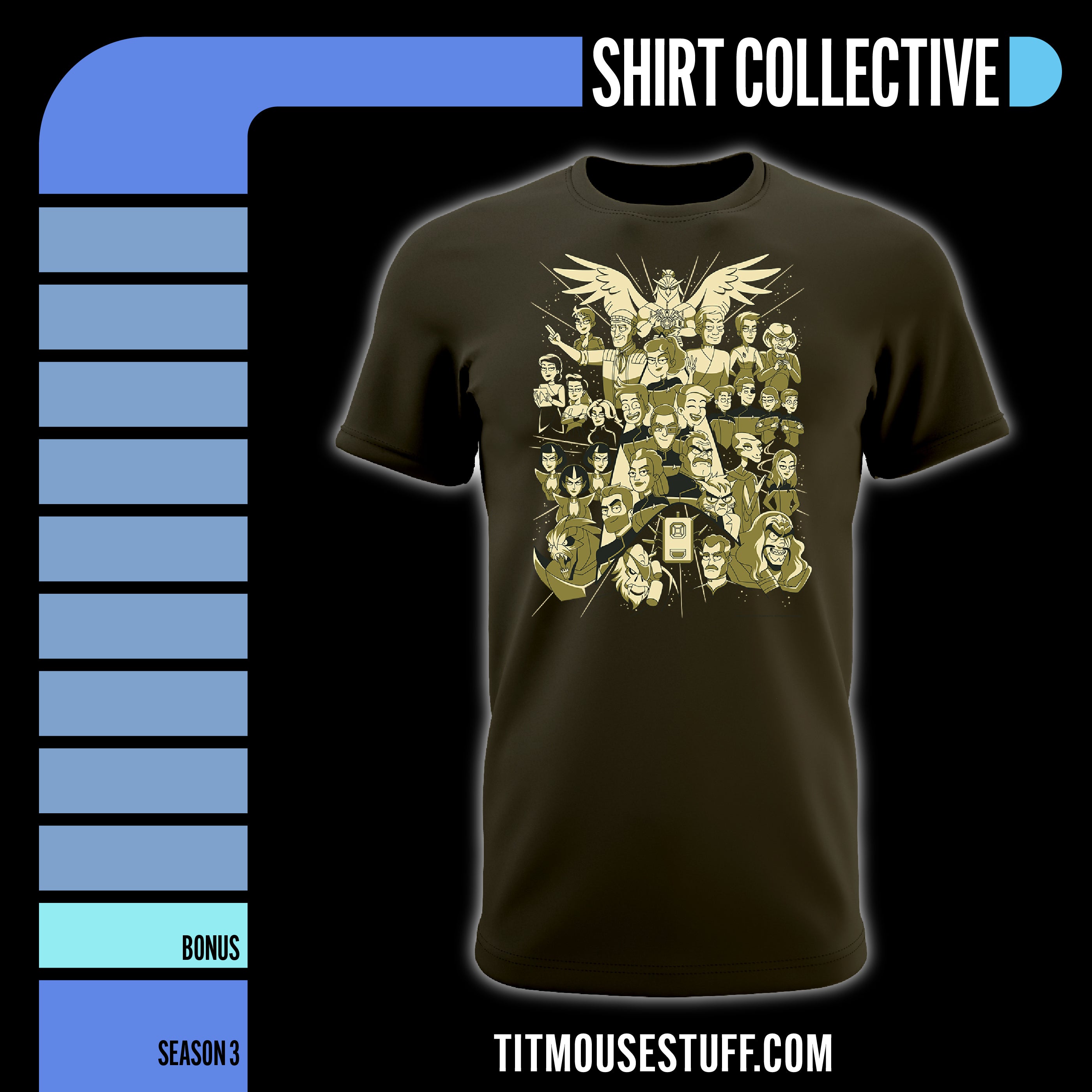 The Star Trek: Lower Decks T-Shirt Collective Returns for Season 3 ...