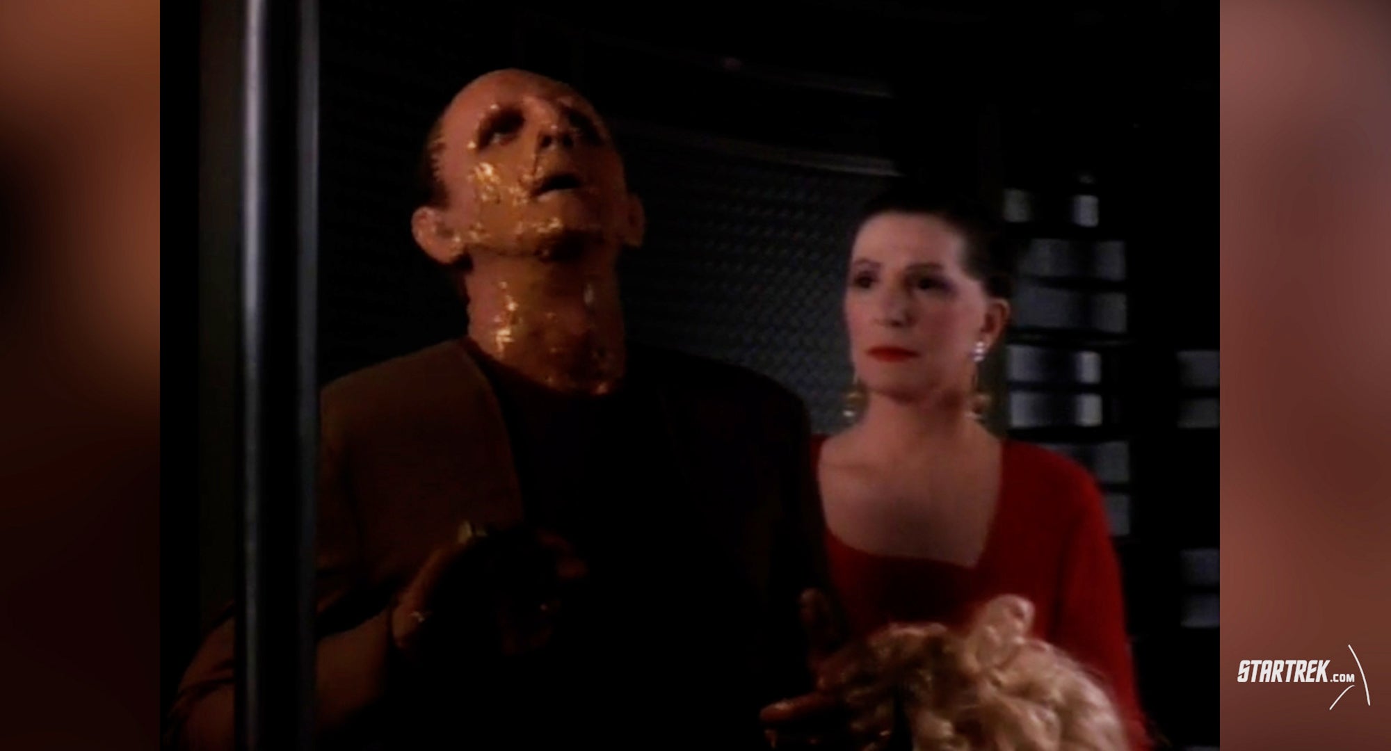 Odo Lets Go with Lwaxana Troi - Star Trek: Deep Space Nine | Star Trek