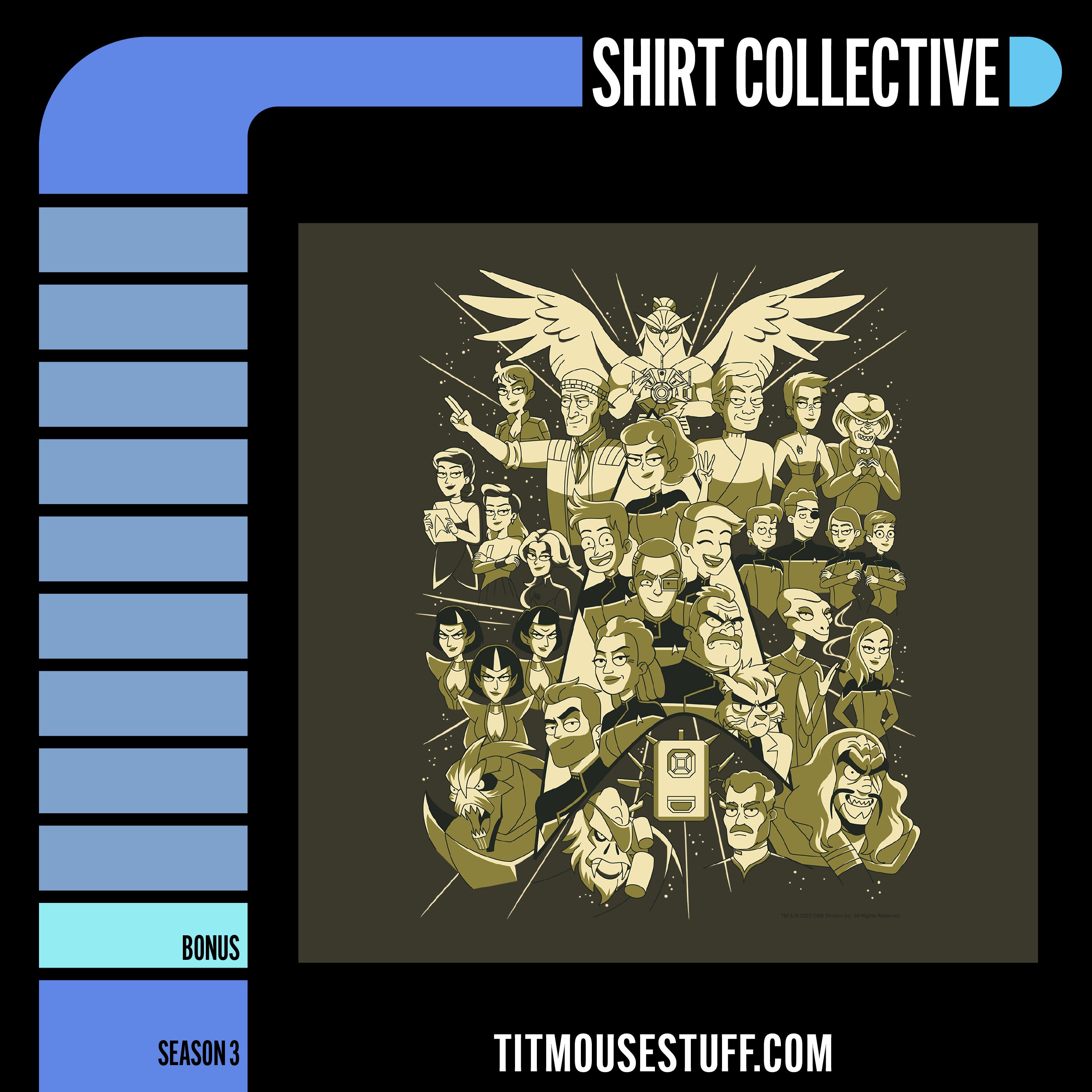 The Star Trek: Lower Decks T-Shirt Collective Returns for Season 3 ...