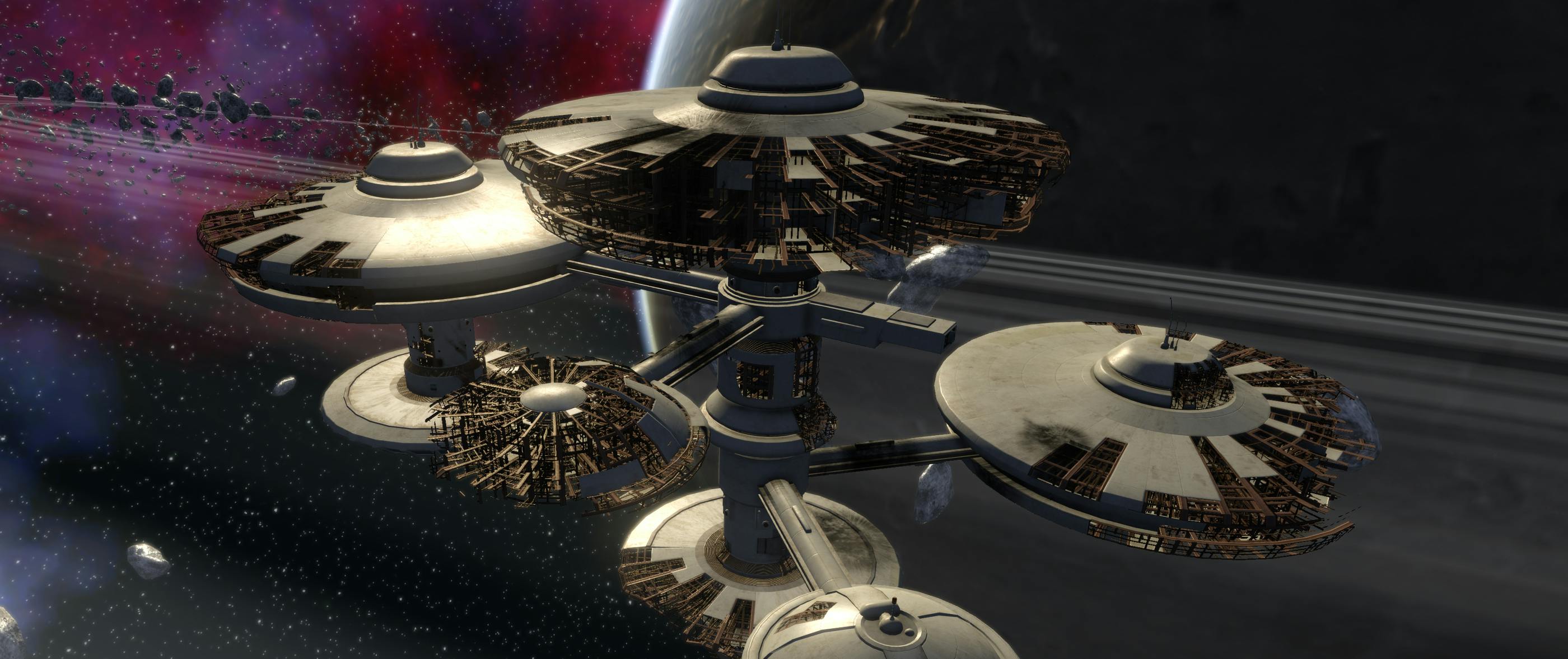 Federation Space Station Cut Away