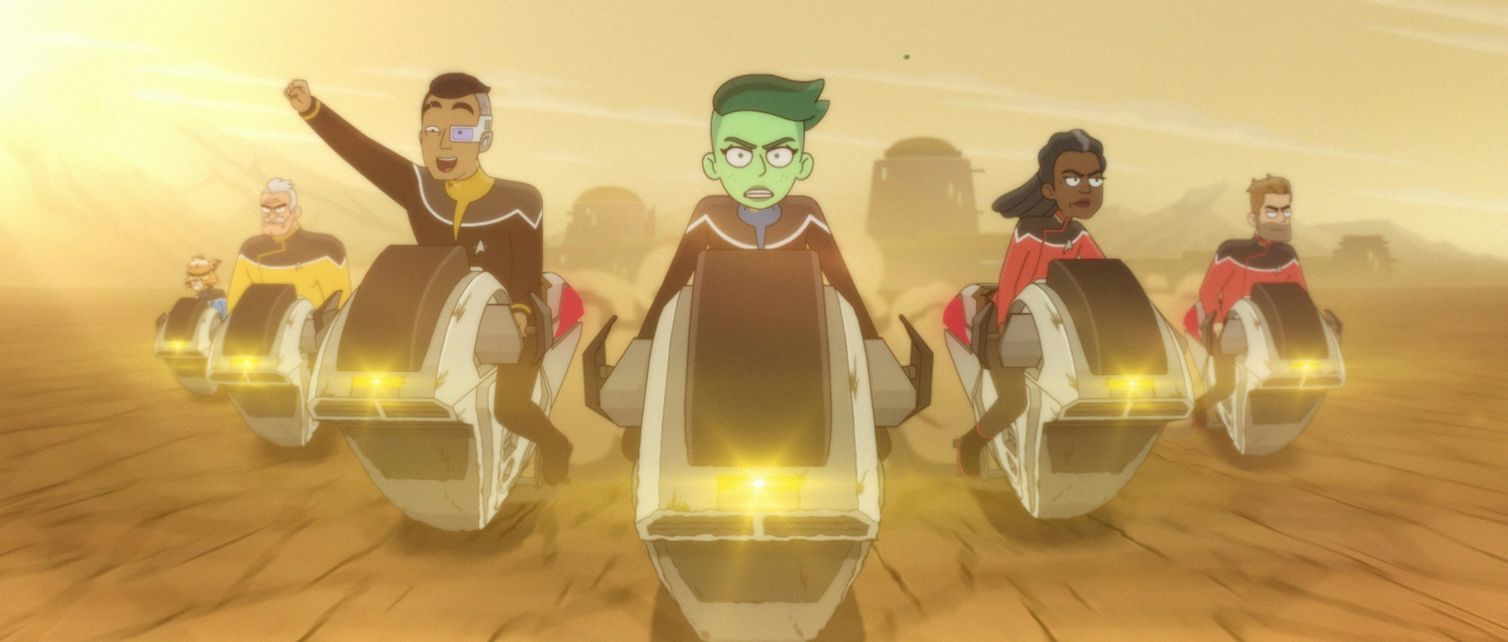 Flying Motorcycle Star Trek