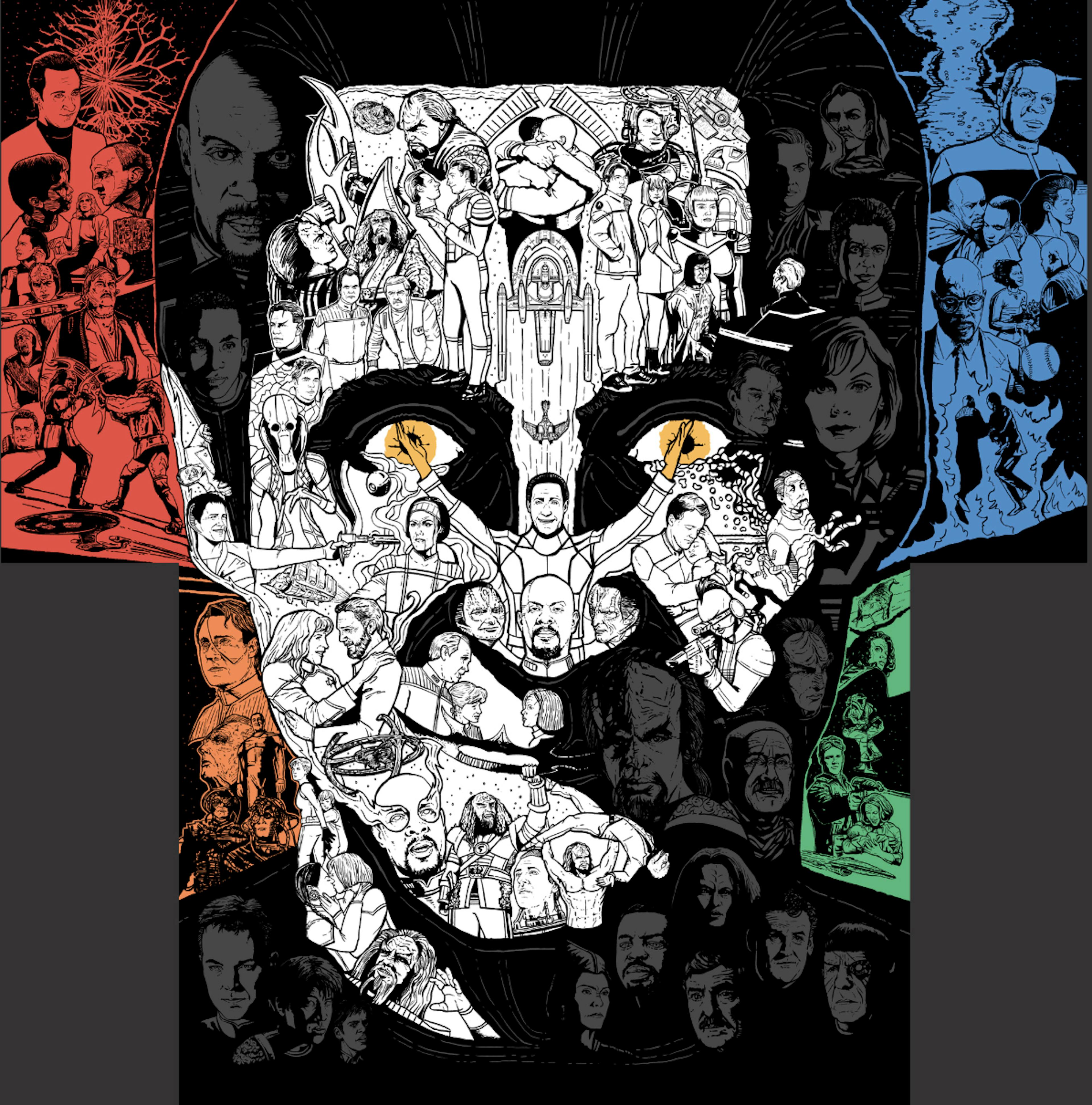 New Comic Crossover Star Trek: Lore War Reveals Connecting Covers in ...