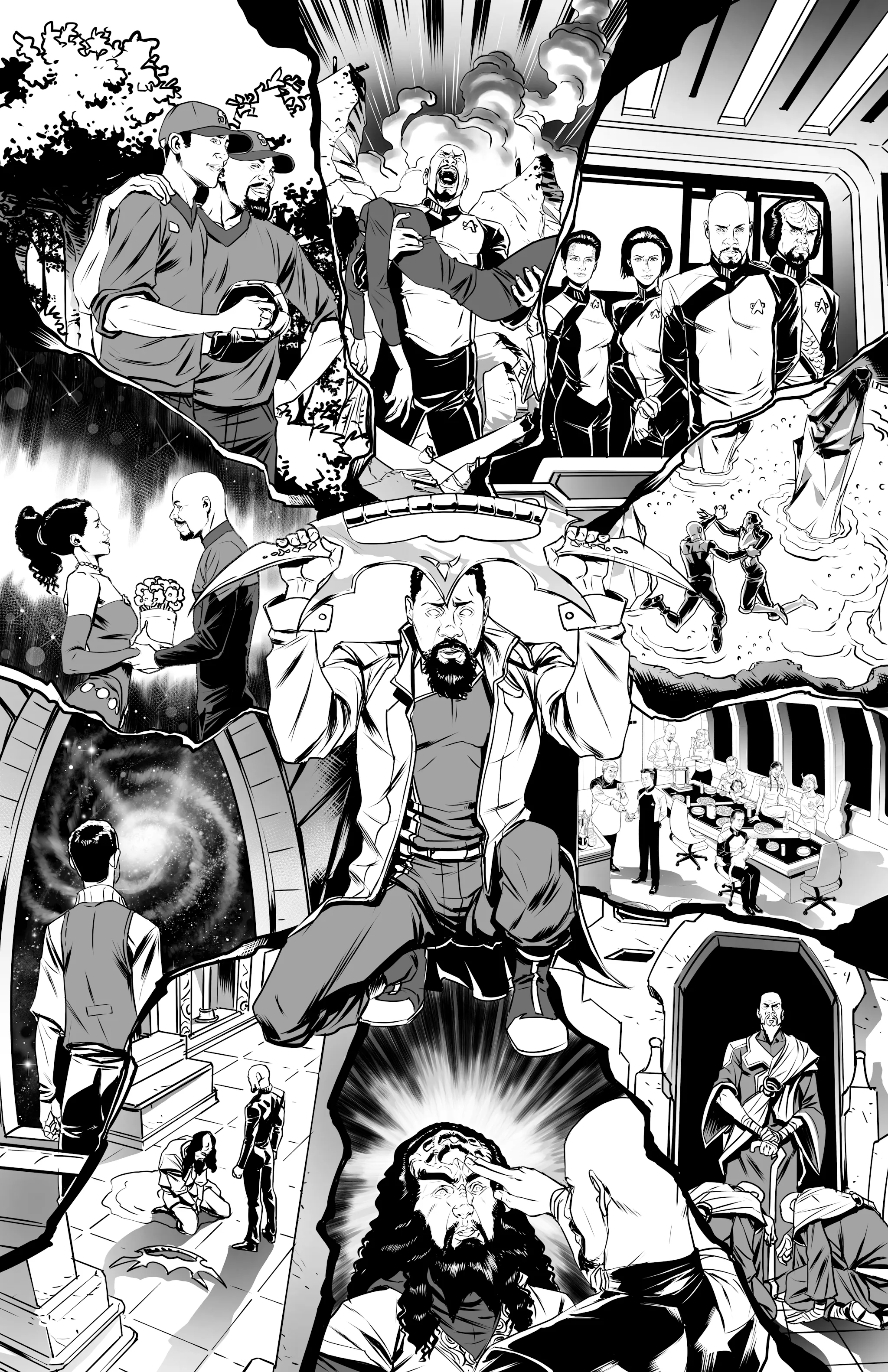 New Comic Crossover Star Trek: Lore War Reveals Connecting Covers in ...