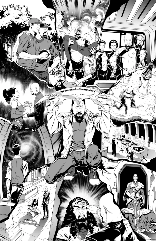 New Comic Crossover Star Trek: Lore War Reveals Connecting Covers in ...