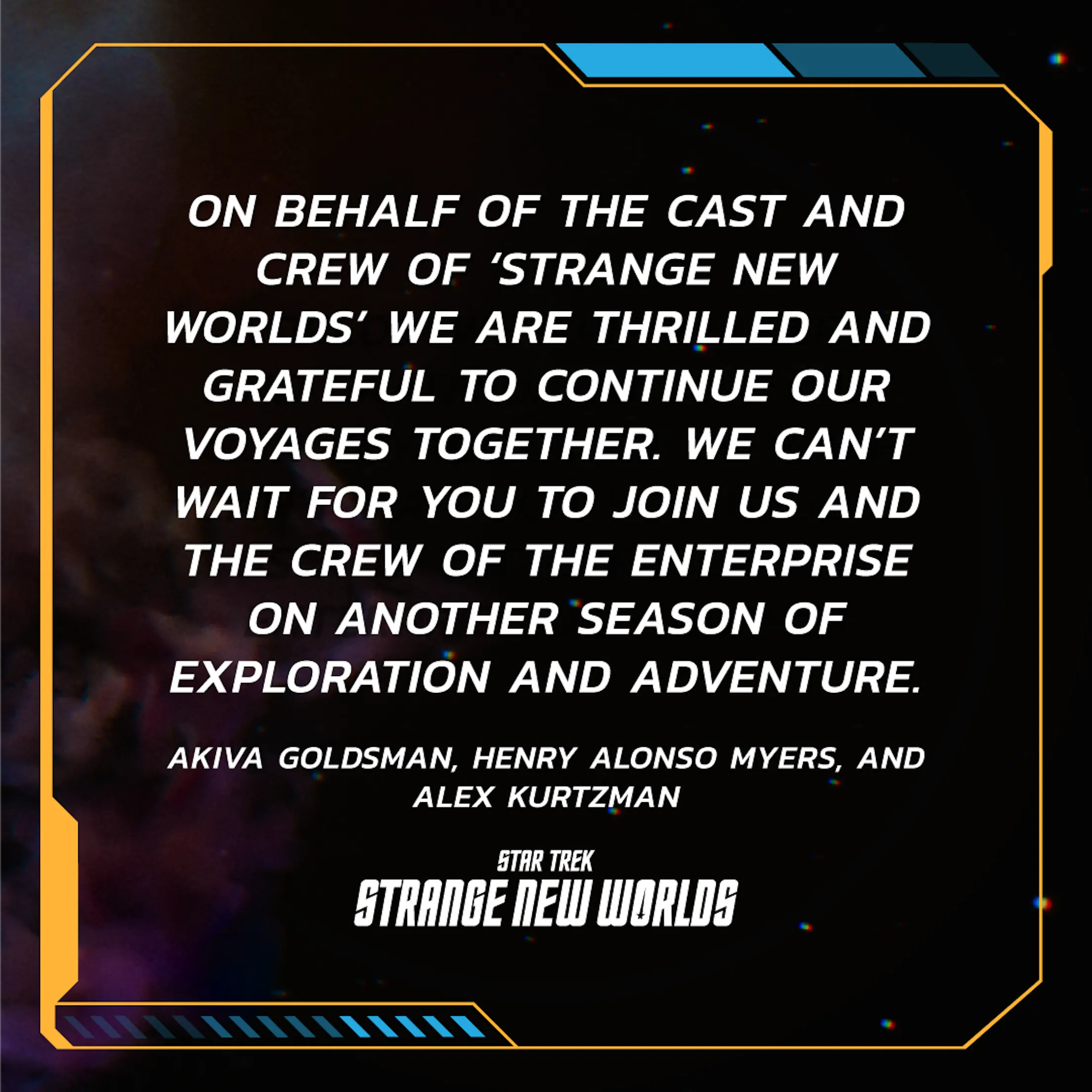 Star Trek: Strange New Worlds Renewed for Fourth Season