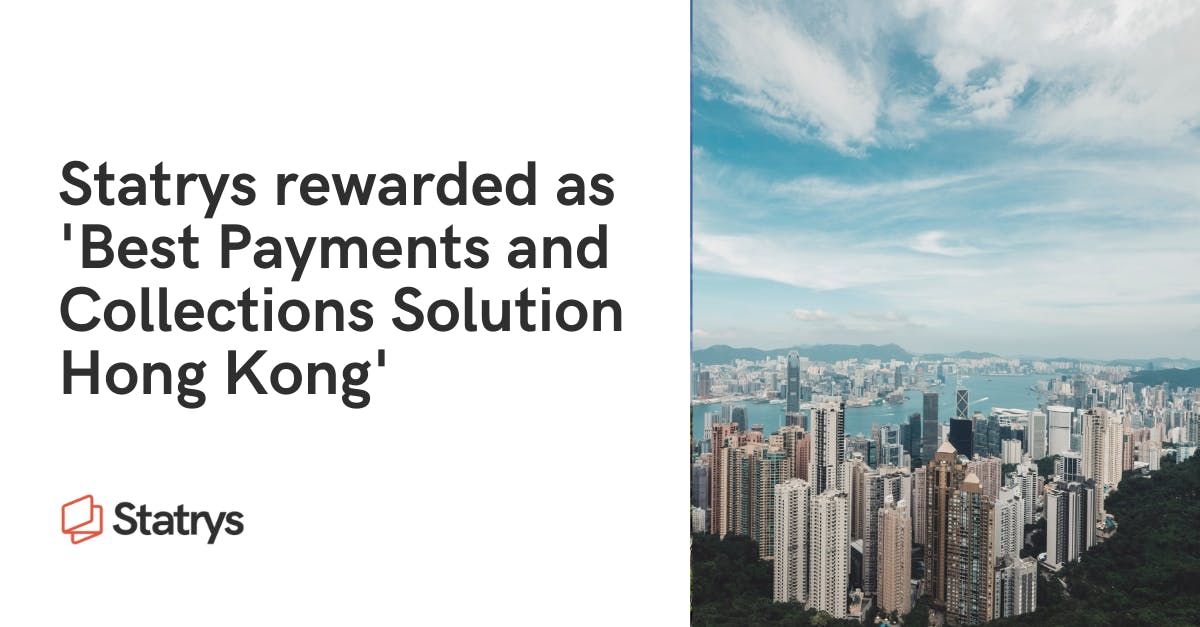 Statrys named 'Best Payments and Collections Solution Hong Kong' | Statrys
