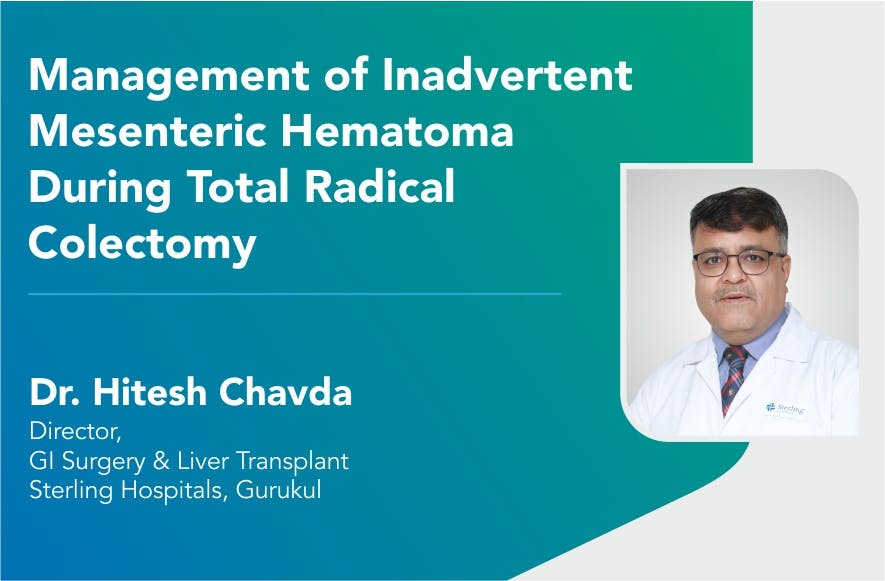 JOSH | Management of inadvertent mesenteric hematoma during total ...