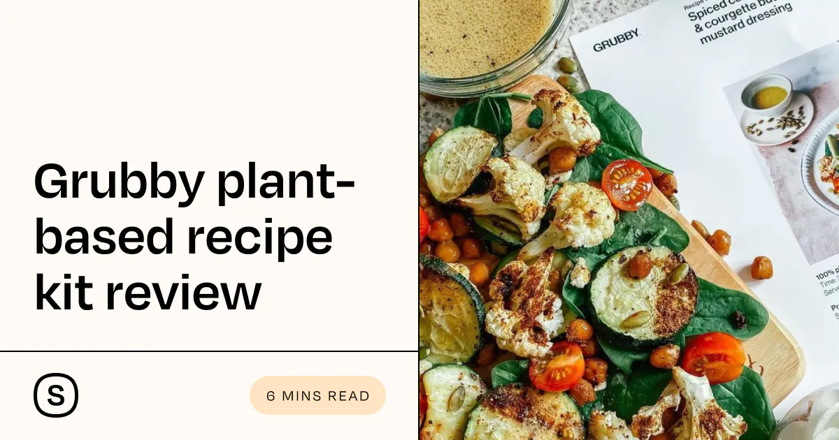 Grubby plant-based recipe kit review - Stryve