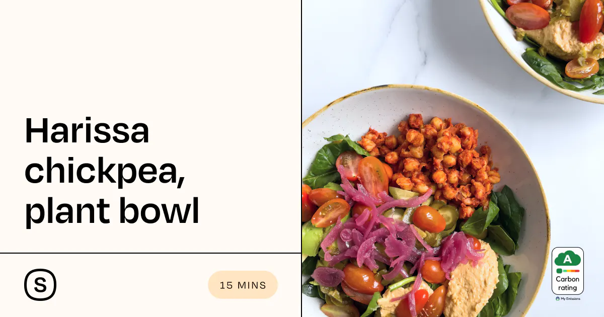 Harissa chickpea, plant bowl - Stryve