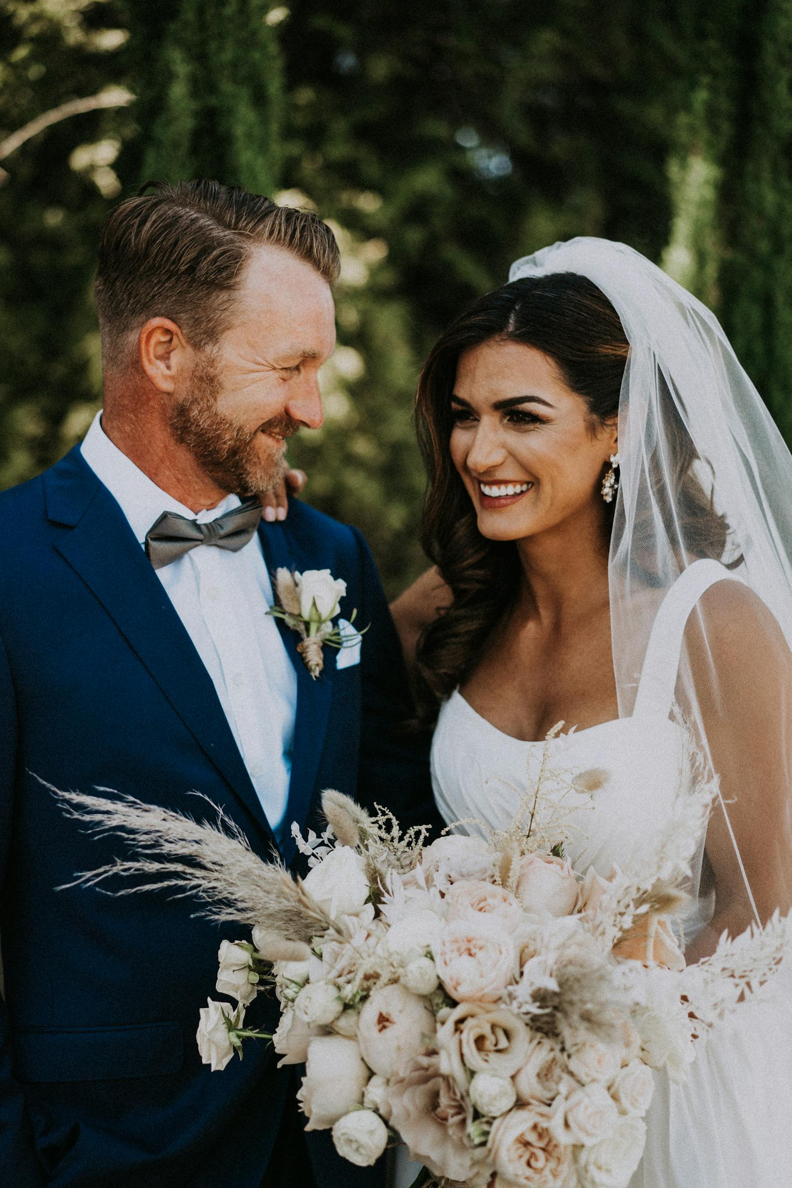 Steven And Elizabeth | Romantic Navy Blue Wedding in Napa
