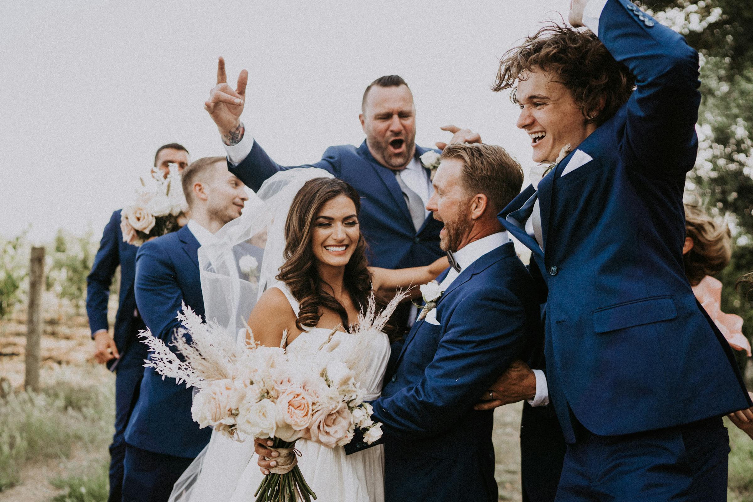 Steven And Elizabeth | Romantic Navy Blue Wedding in Napa