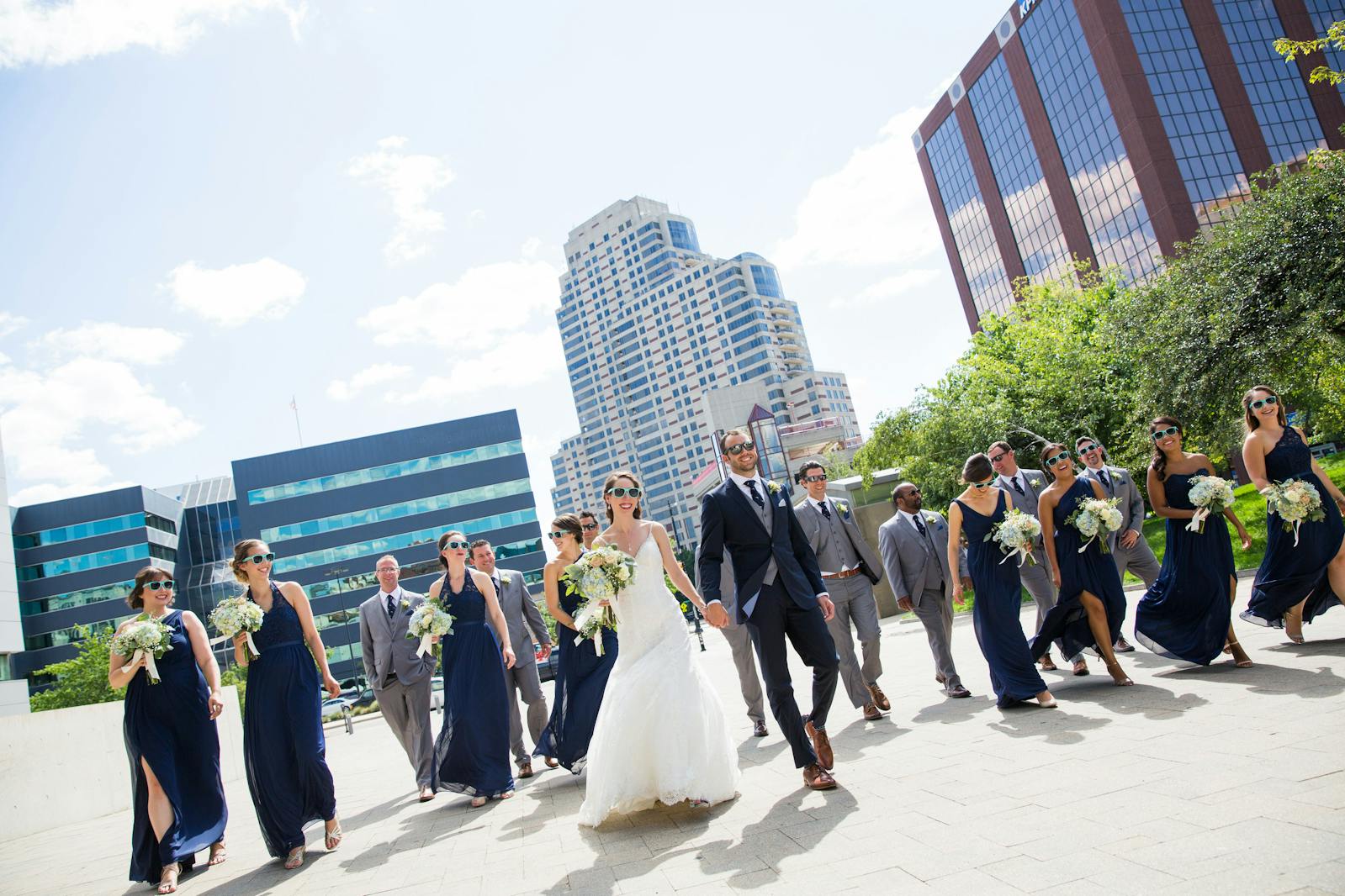 Jonathan and Liese | A Stand Out Navy Three Piece Suit