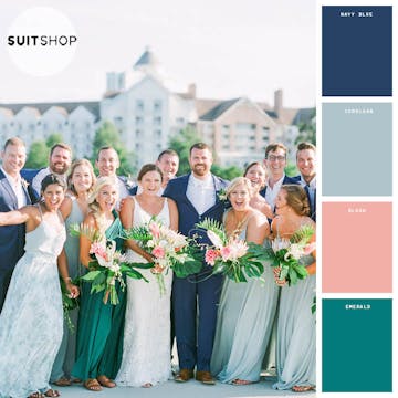 2021 Spring Wedding Color Trends And Men's Wedding Attire