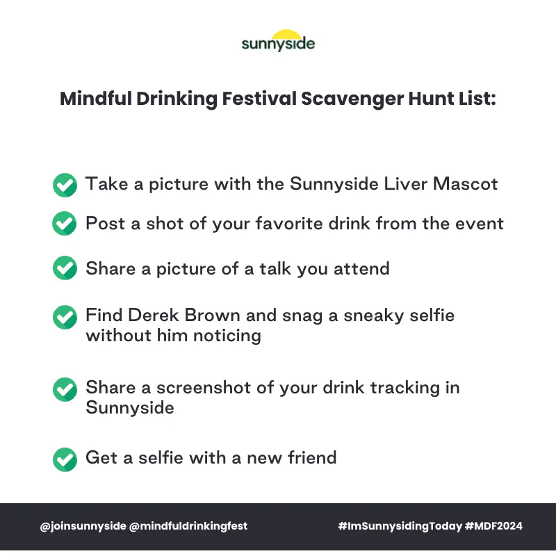 Photo Scavenger Hunt at Mindful Drinking Fest 2024