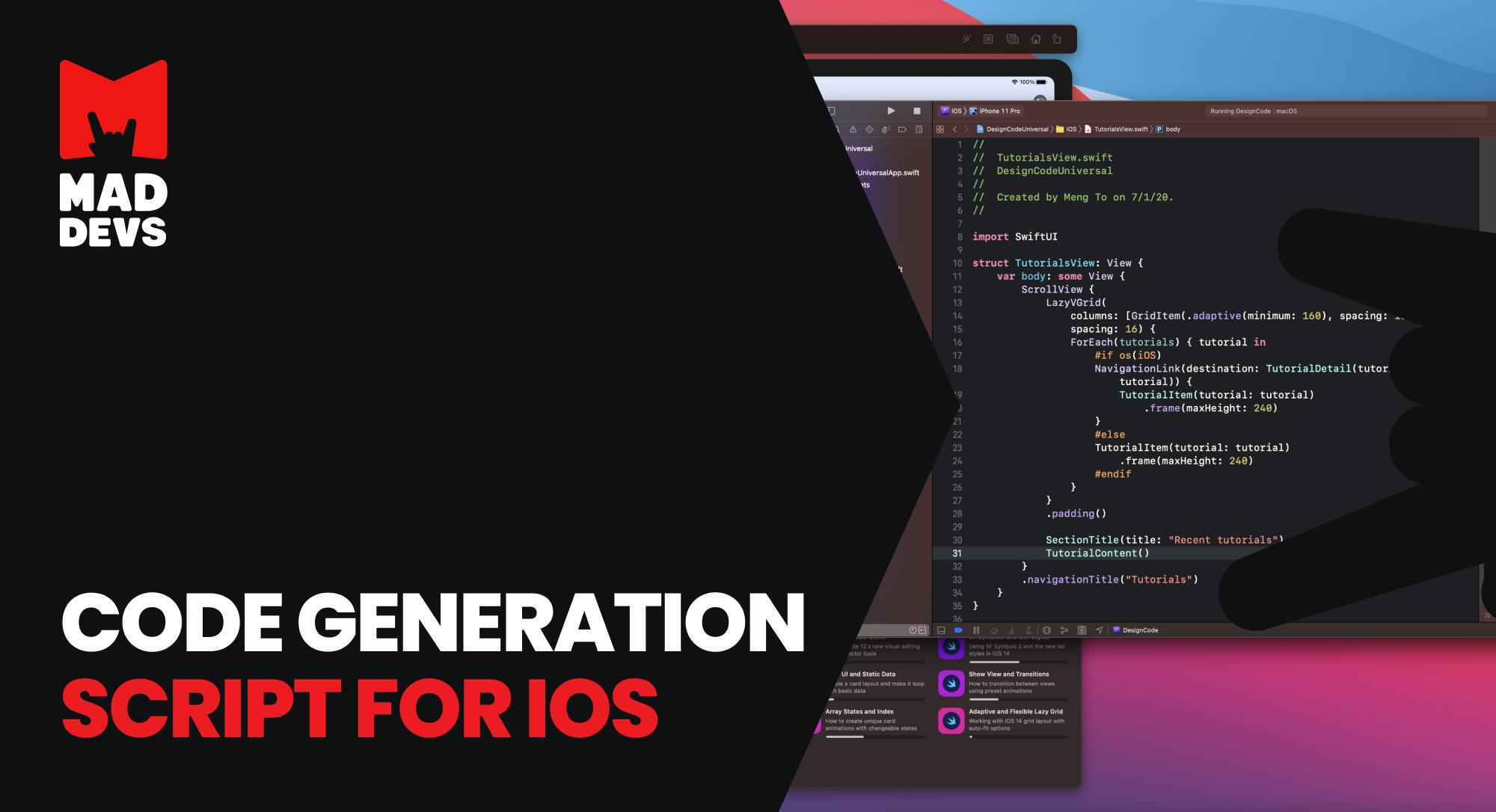 How to Speed Up iOS Development with Scripted Code Generation
