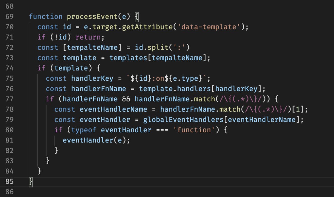 A Bit about Event Delegation in Pure JS
