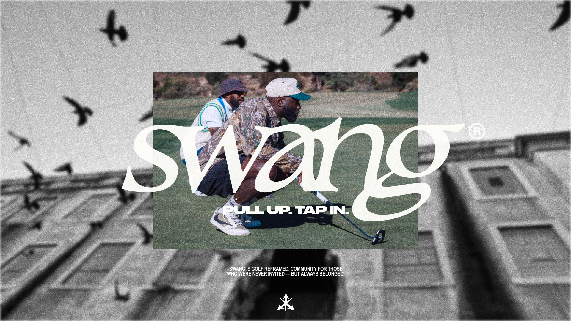 swang — pull up. tap in. ⛳