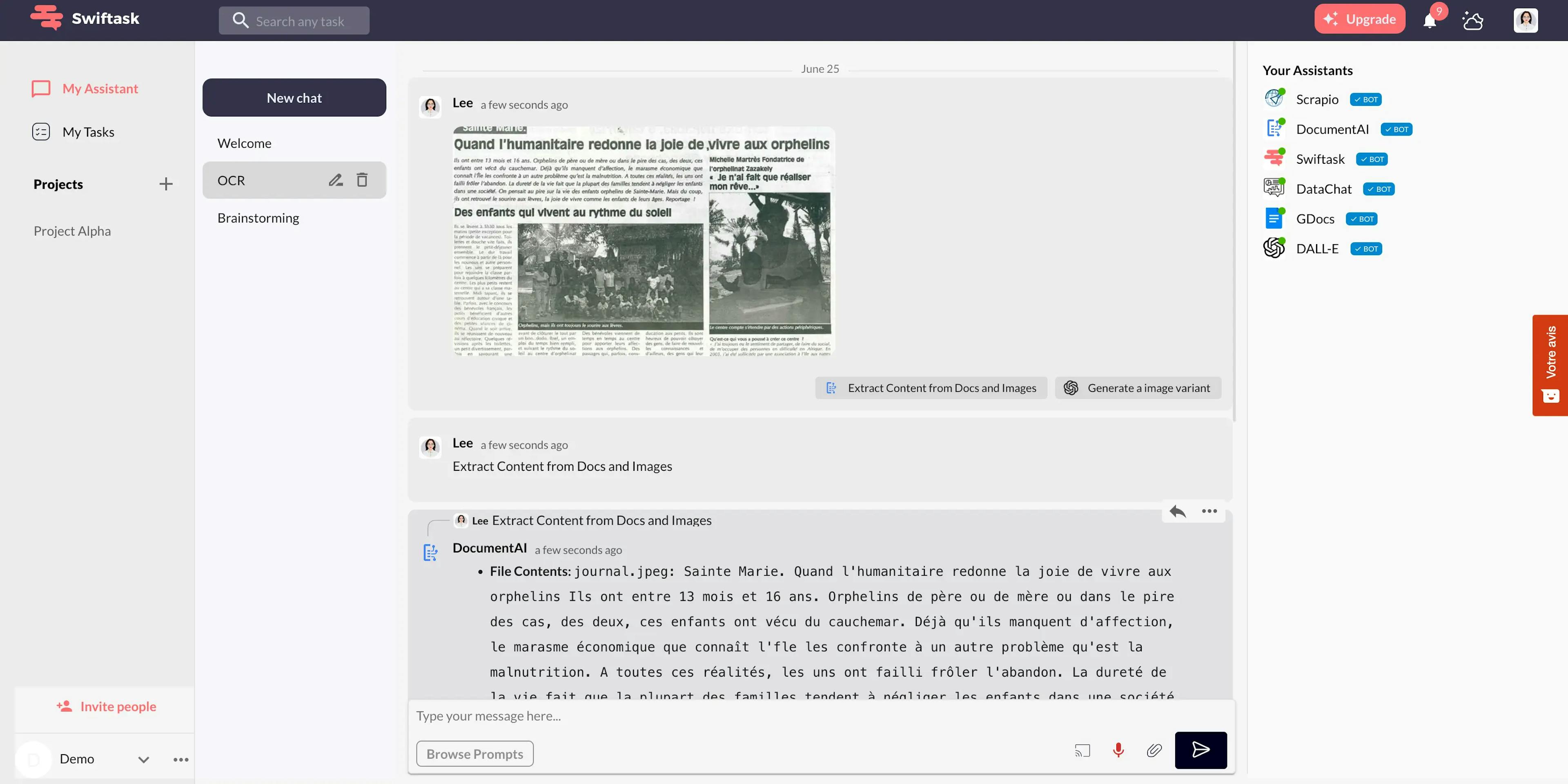 Boost Your Productivity and Creativity with Swiftask - All-in-One AI Assistant