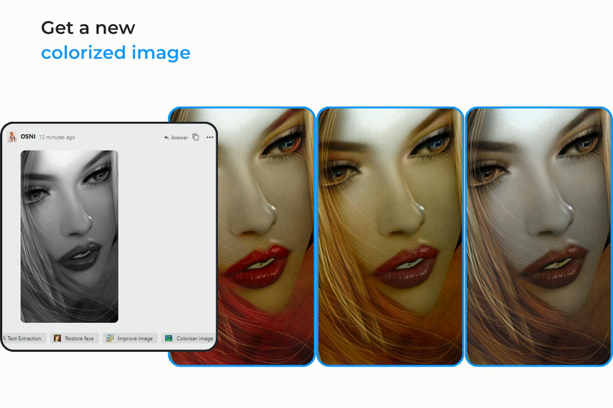 Colorize a photo online with Magic Color