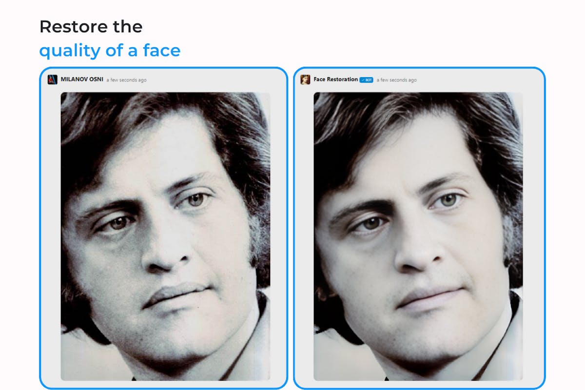 How to restore a blurred or damaged portrait?