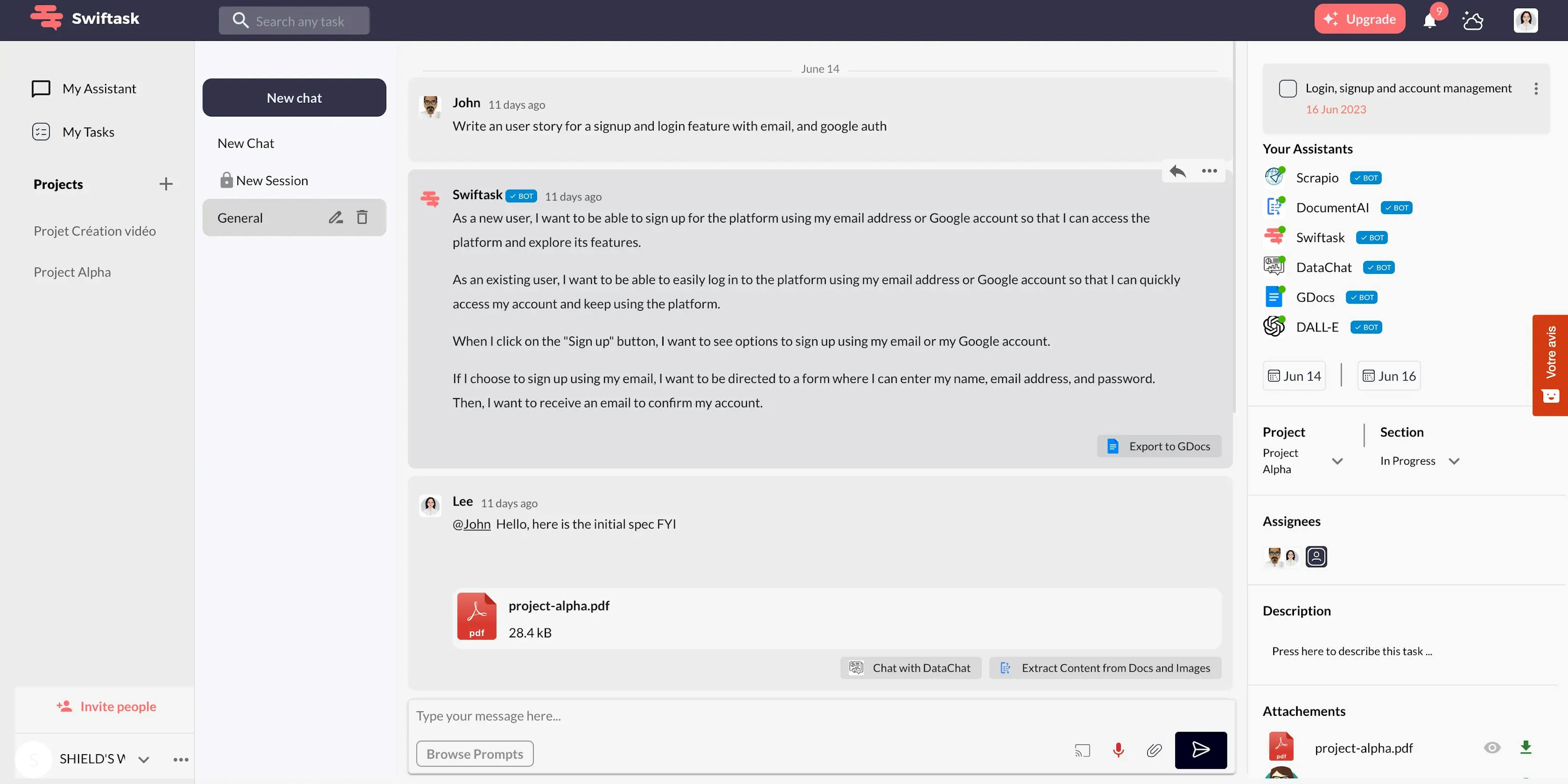 Boost Your Productivity and Creativity with Swiftask - All-in-One AI Assistant