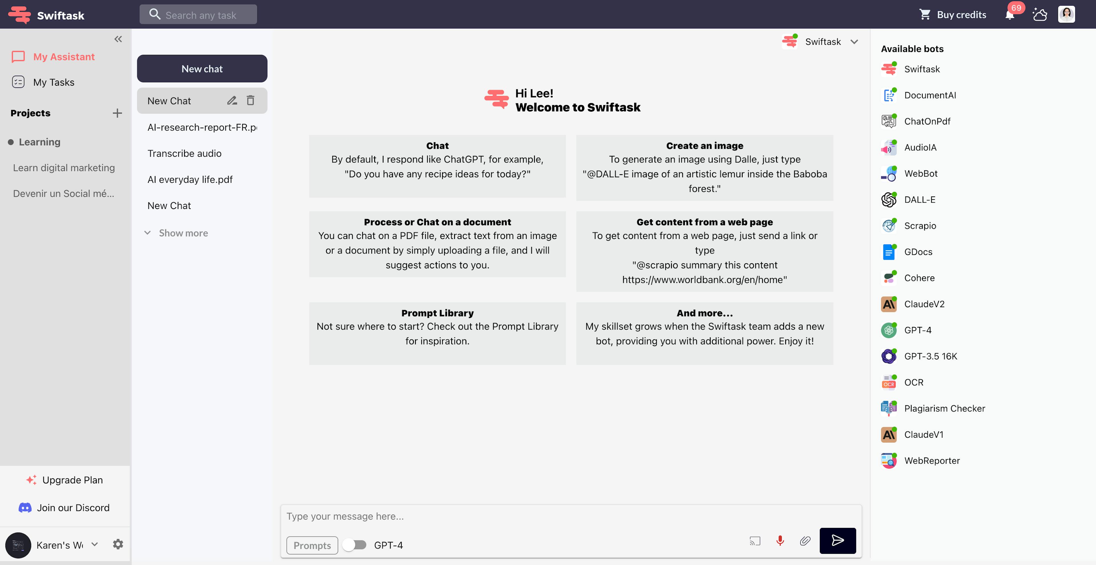 Boost Your Productivity and Creativity with Swiftask - All-in-One AI Assistant