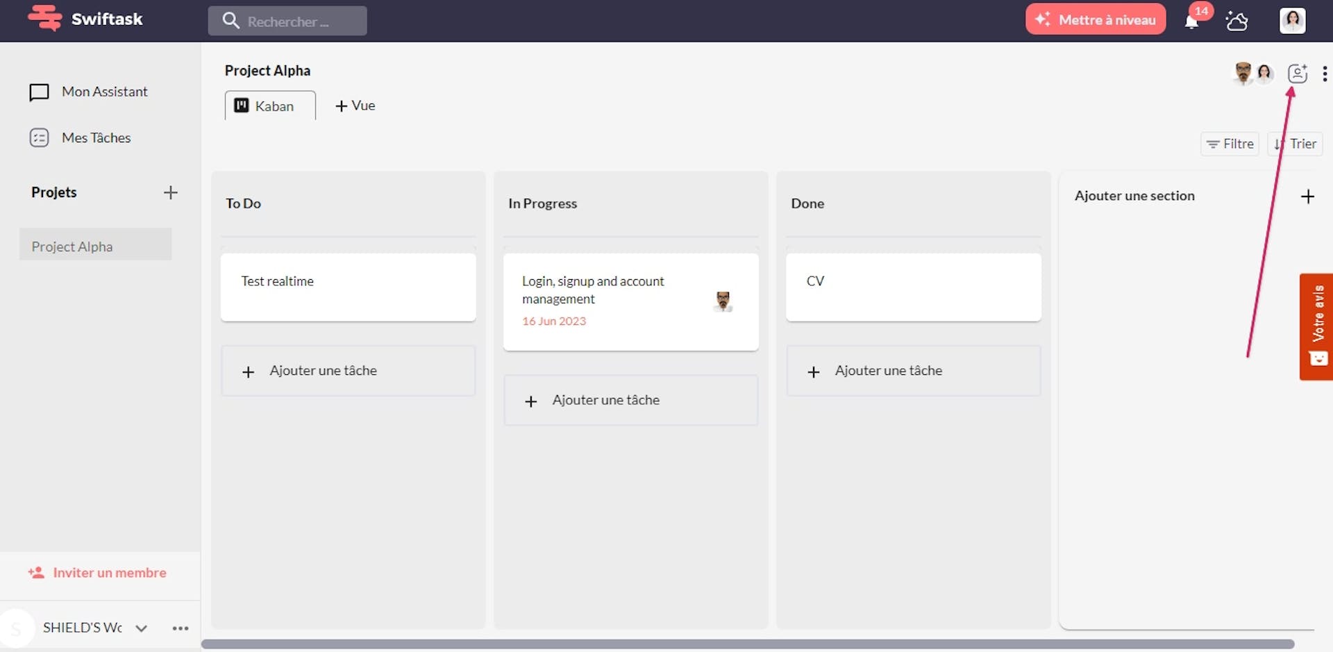 Work together effectively with Swiftask