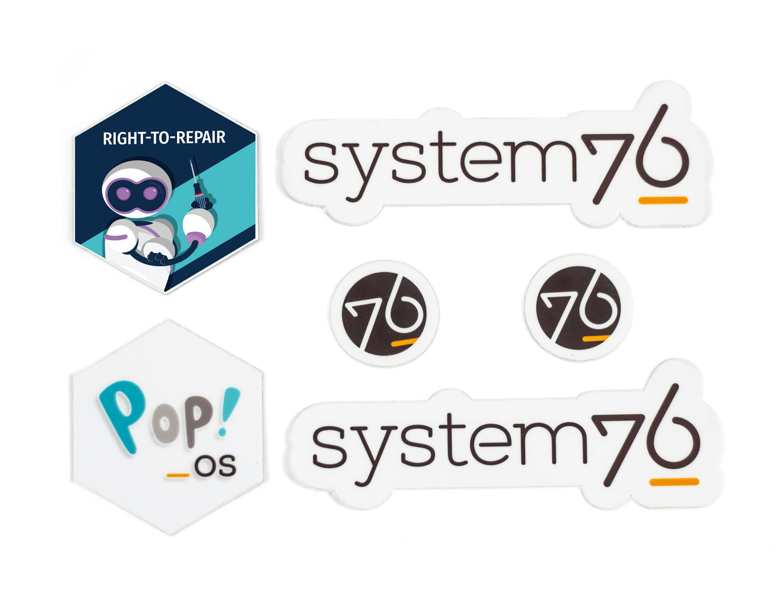Request Stickers - System76 & Pop!_OS - Fly Your Geek Flag!