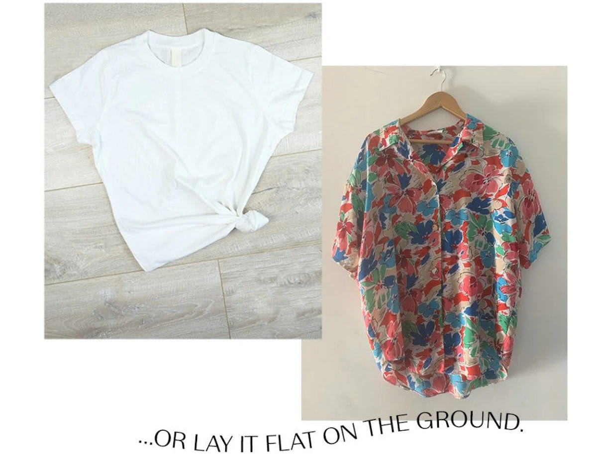How to take photos of your clothing for your digital wardrobe