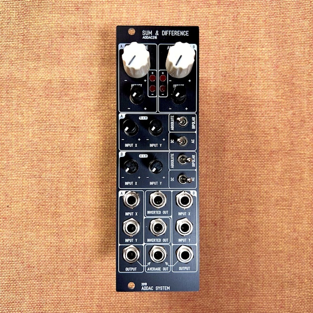 ADDAC System: ADDAC216 Sum & Difference | Takazudo Modular