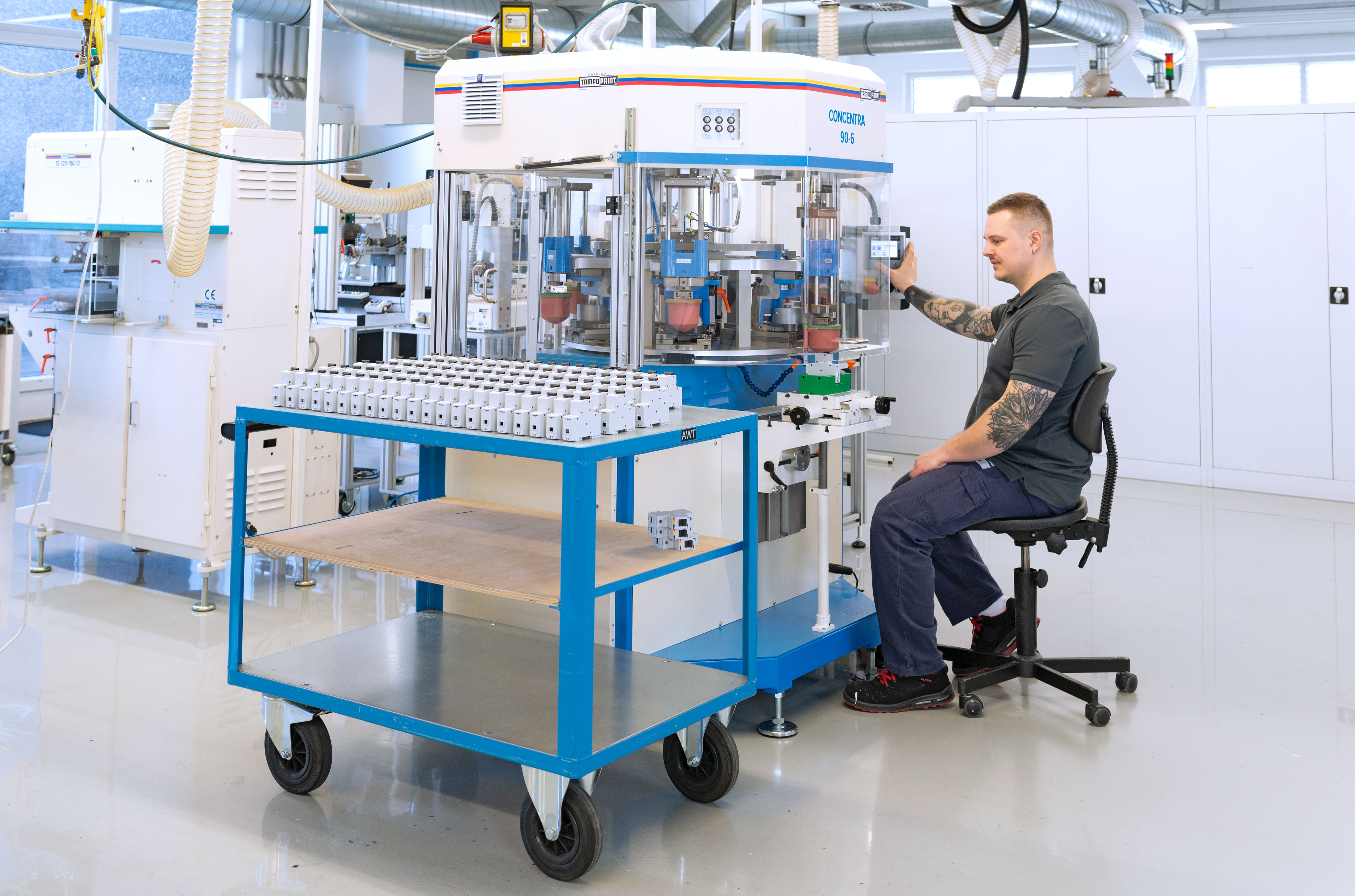 Our pad printing automations | Tampoprint