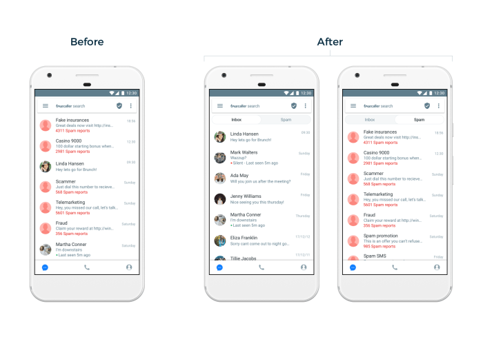 New Spam Inbox for SMS with Themes! - Truecaller Blog