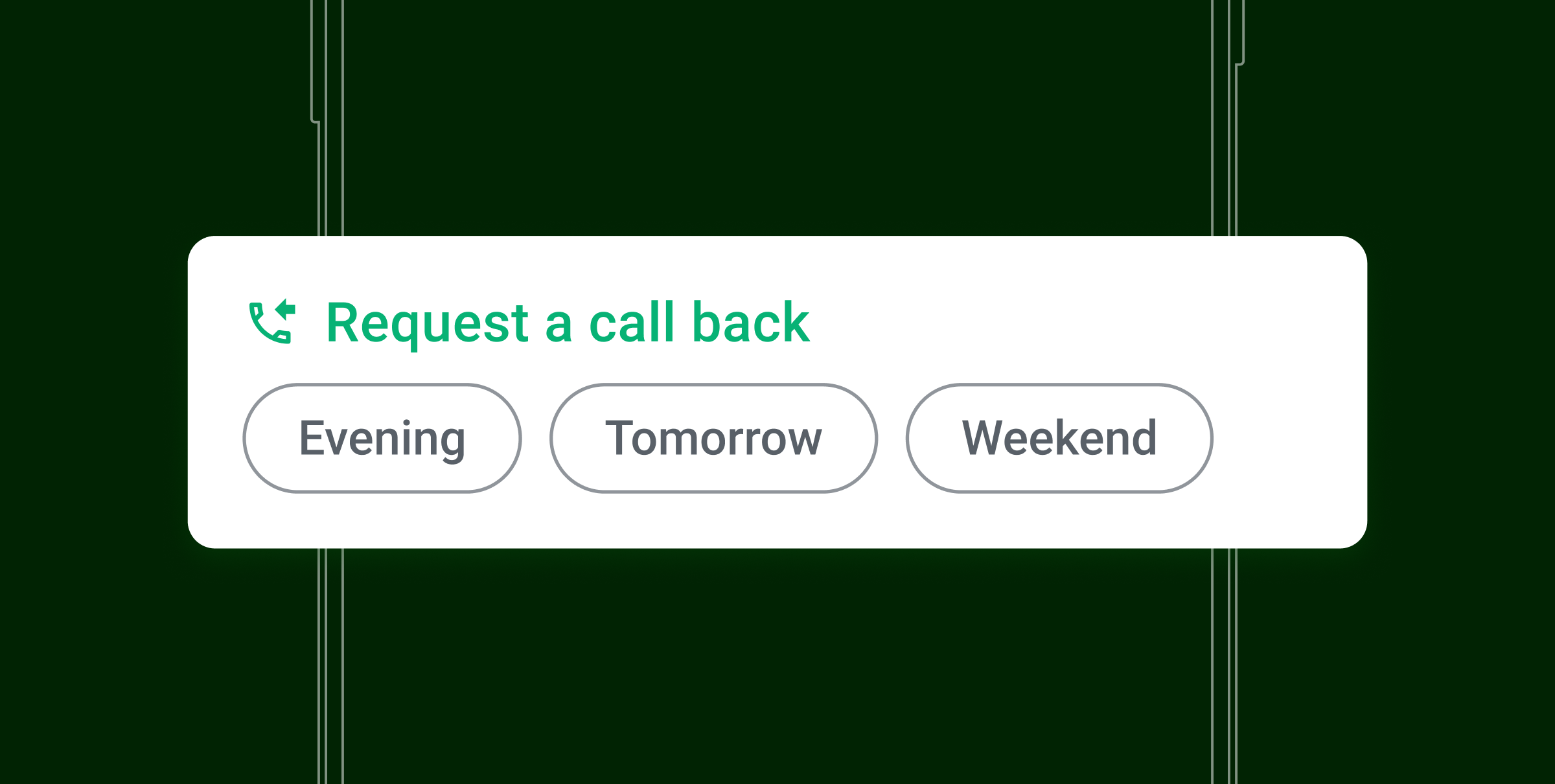 Call Me Back - An Intrusive-free Way For Businesses To Reach You
