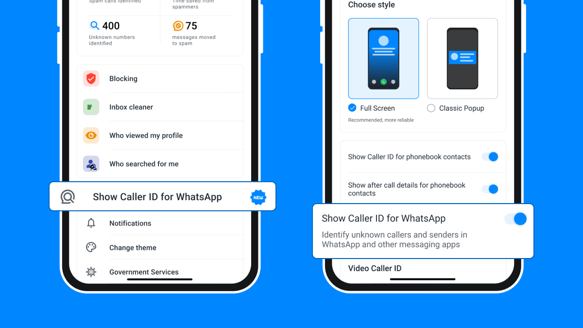 Truecaller's Caller ID Now Identifies Numbers on Third-Party Messaging Apps