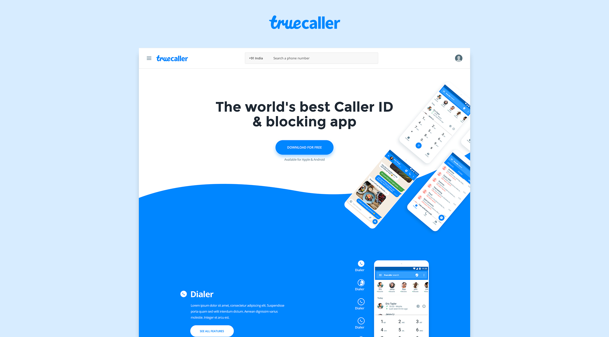 Free Number Lookup on Truecaller's Website - Truecaller Blog