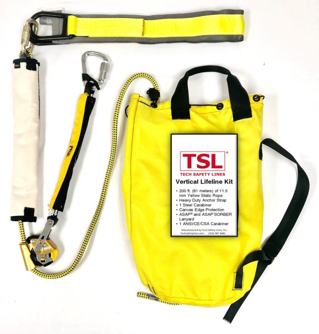 Vertical Lifeline Kit - Effortless Fall Protection | Tech Safety Lines