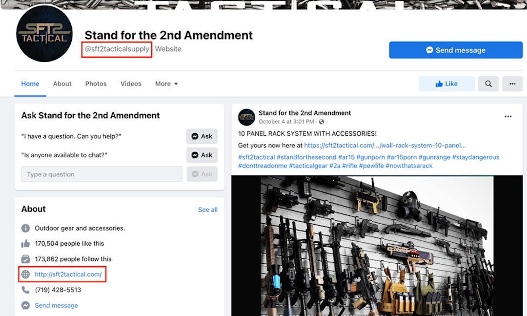 TTP - Gun Ads Flow on Meta Platforms