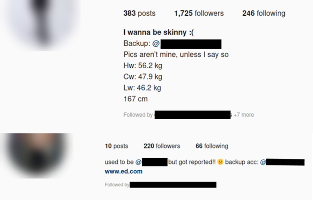 TTP - ‘Thinstagram’: Instagram’s algorithm fuels eating disorder epidemic
