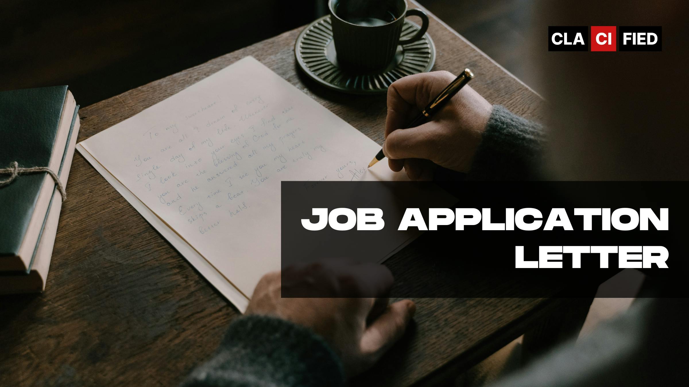 How to write an application letter for a job