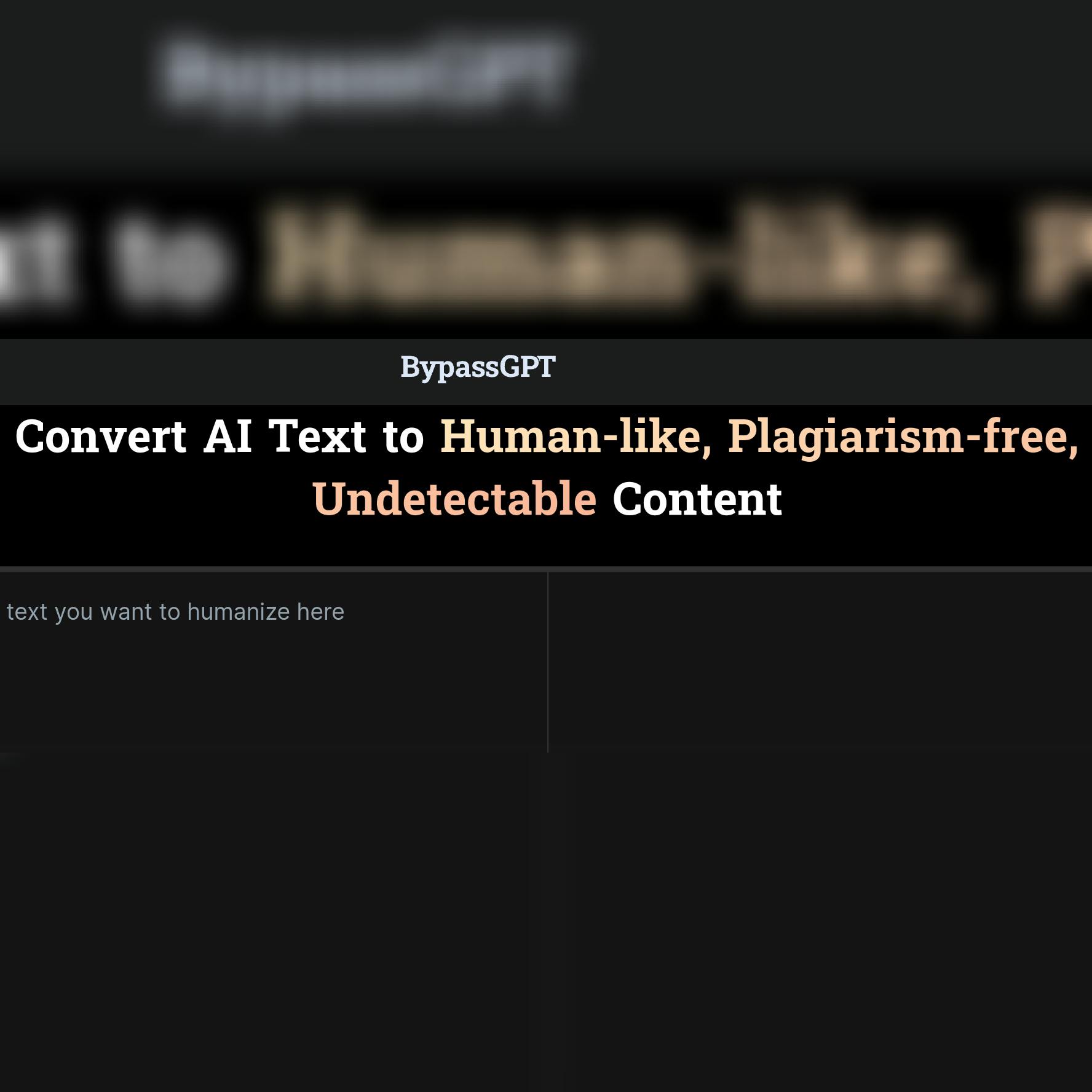 What is BypassGPT and how does it humanise AI-generated text?