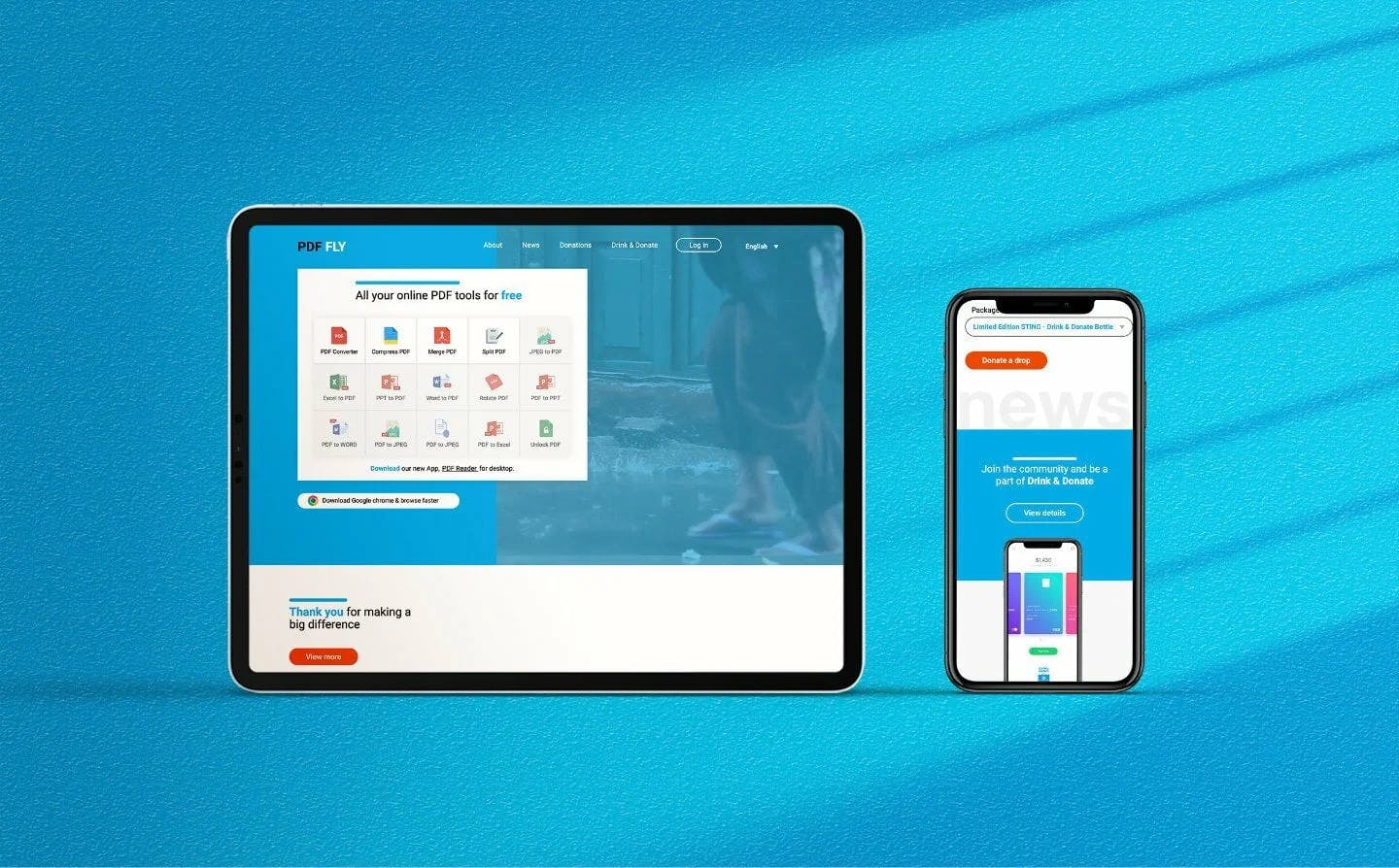 PDF Fly | Web Development | UX