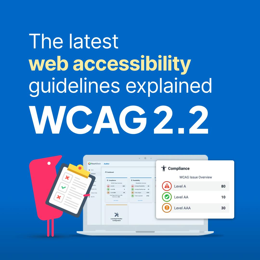 How to improve web accessibility with WCAG 2.2 guidelines | Texthelp