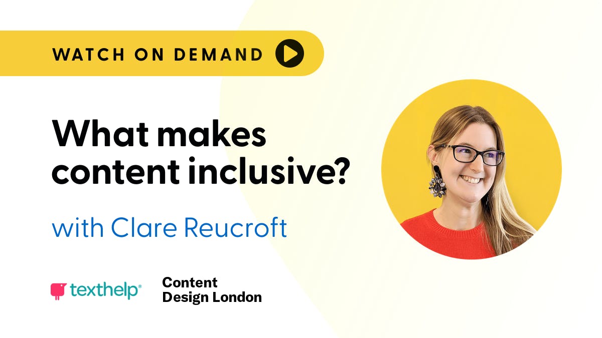 What makes content inclusive? | Texthelp